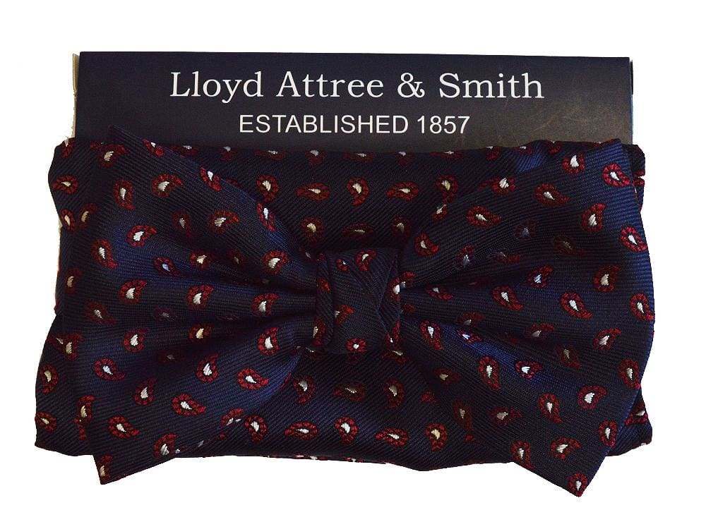 L A Smith | L A Smith Poly Navy Bow Tie And Hank Set - MENSWEARR ...